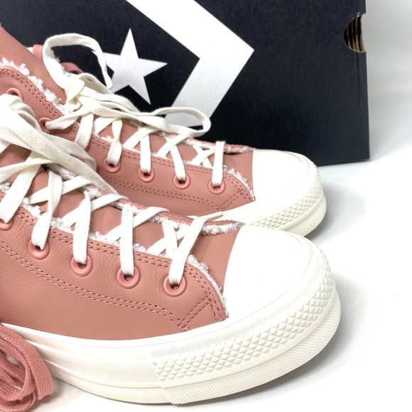 Converse | Shoes | Converse Ctas Lift Platform High Top Pink Womens ...
